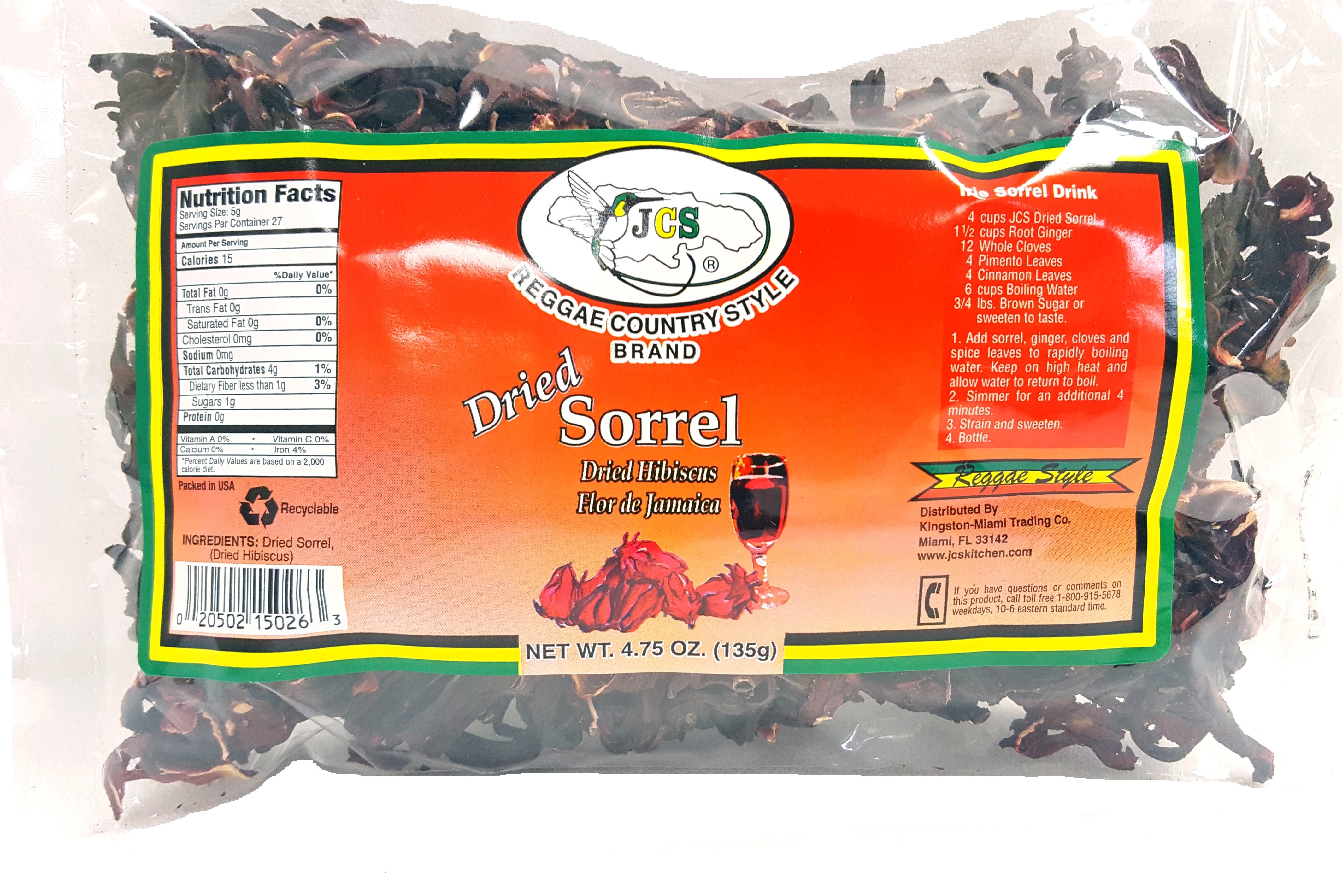 Dried Sorrel - Sorrel Drink Recipe - Jamaican Country Style